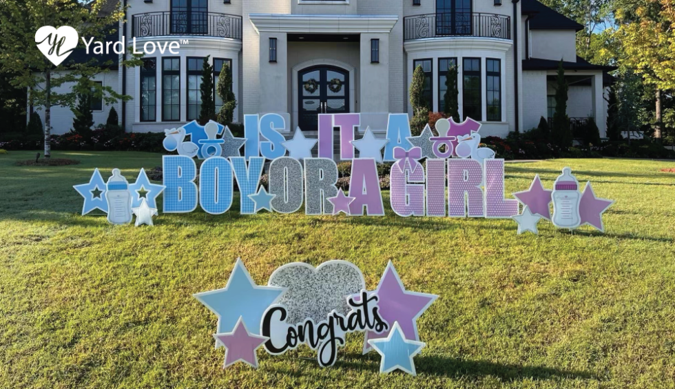 Welcome Home Baby Yard Signs | Yard Love